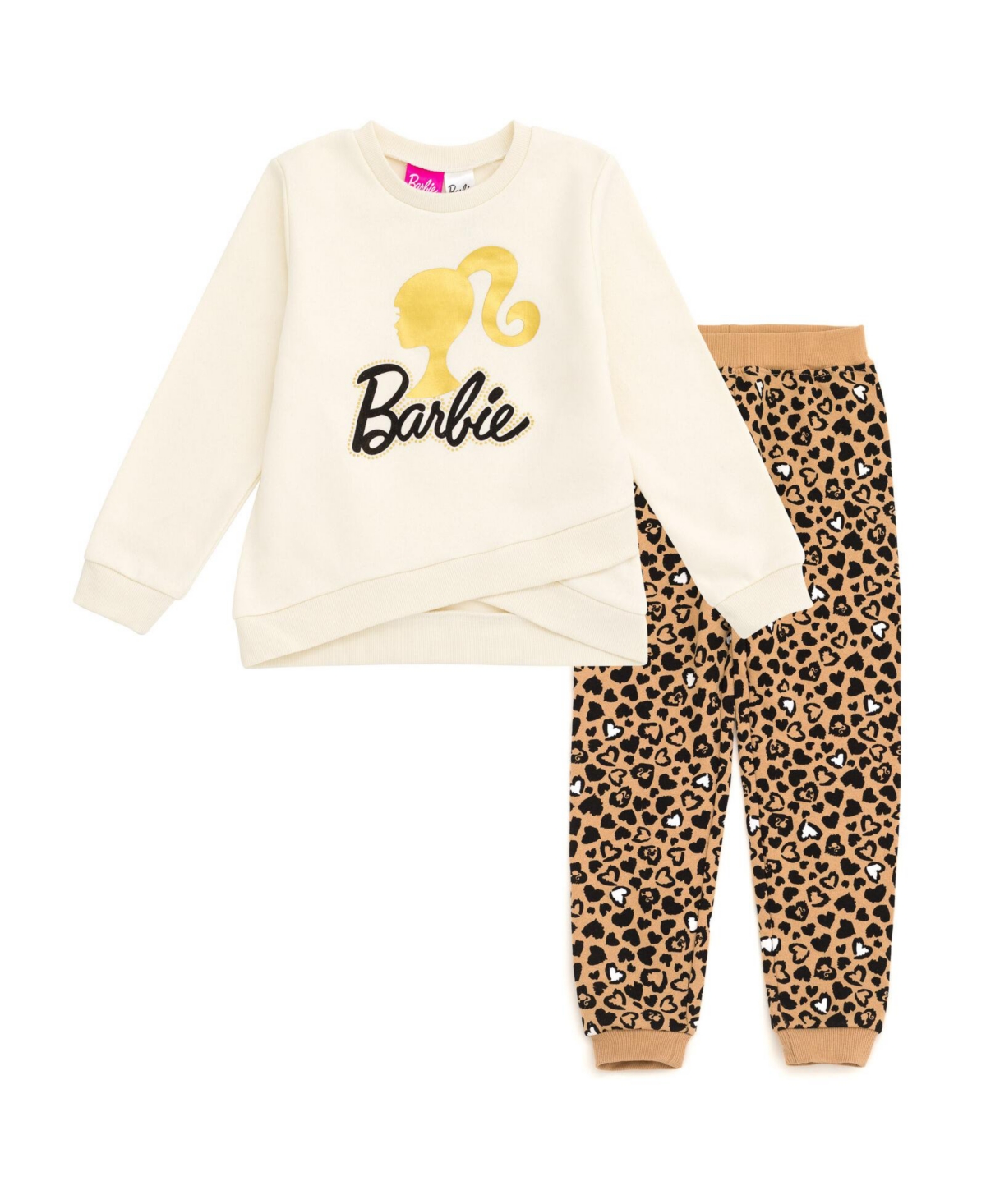Click here for Barbie Girls Fleece Sweatshirt and Jogger Pants Ou... prices