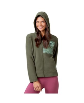 Free Country Women's Micro Fleece Zip Up Jacket - Macy's