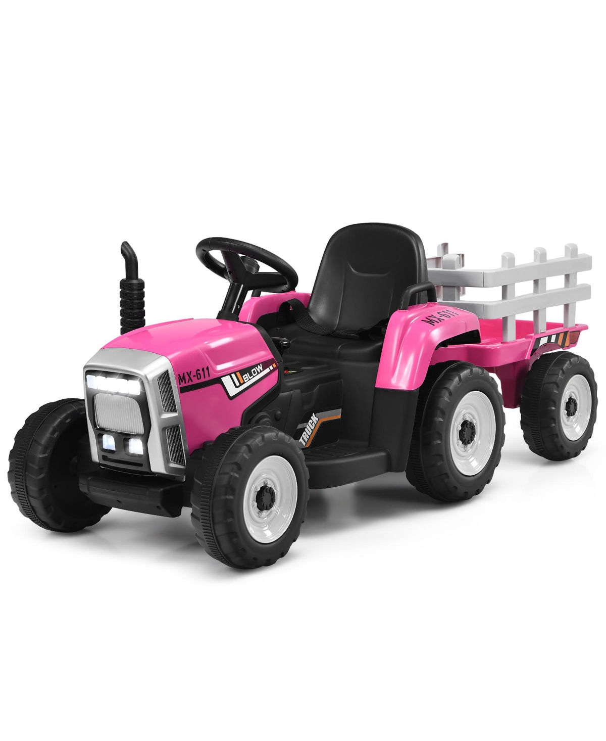 Click here for 12V Kids Ride On Tractor with Trailer Ground Loade... prices