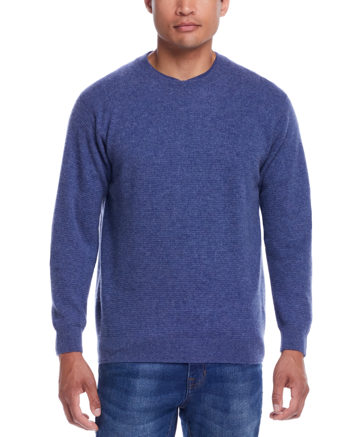 Click here for Weatherproof Vintage Mens Cashmere Textured Crewne... prices