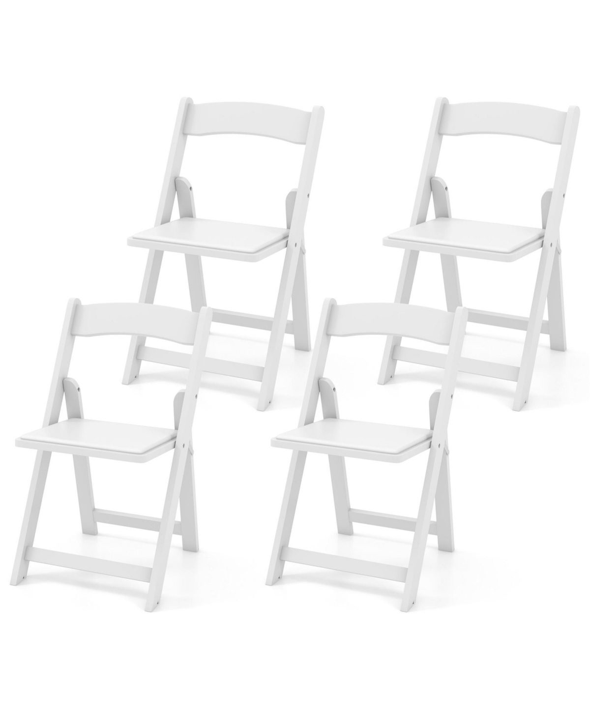 Click here for Gymax Set of 4 Dining Chairs w/ Rubber Wood Legs &... prices