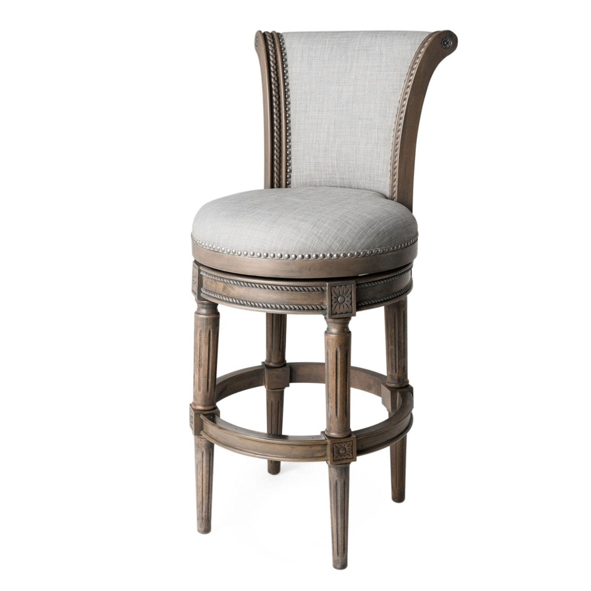 Click here for Maven Lane Pullman Bar Stool in Walnut Finish with... prices