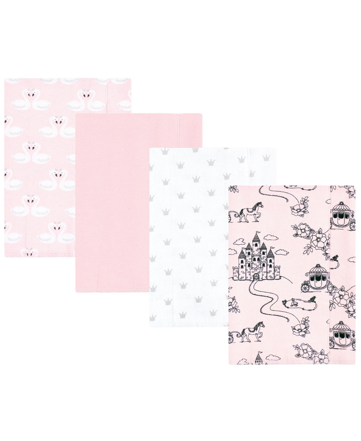 Click here for Hudson Baby Girls 4Pk Flannel Burp Cloth (Cotton P... prices