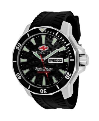 Seapro Men's Scuba Dragon Diver Limited Edition 1000 Meters Black Dial ...