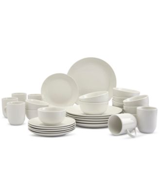 Studio TU Round Coupe 30-Pc. Dinnerware Set, Service for 6 - Macy's