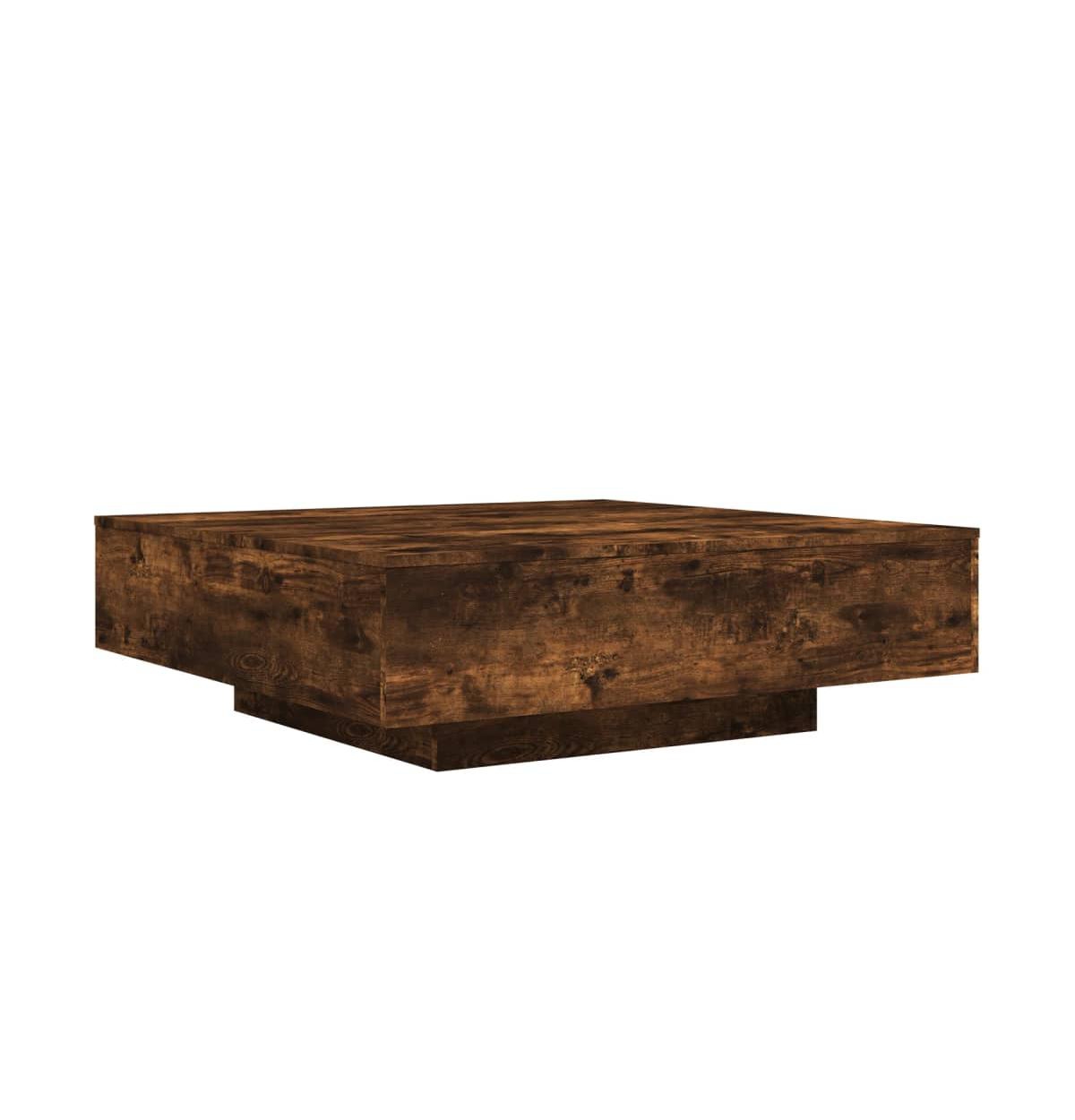 Click here for vidaXL Coffee Table with Led Lights Smoked Oak 39.... prices