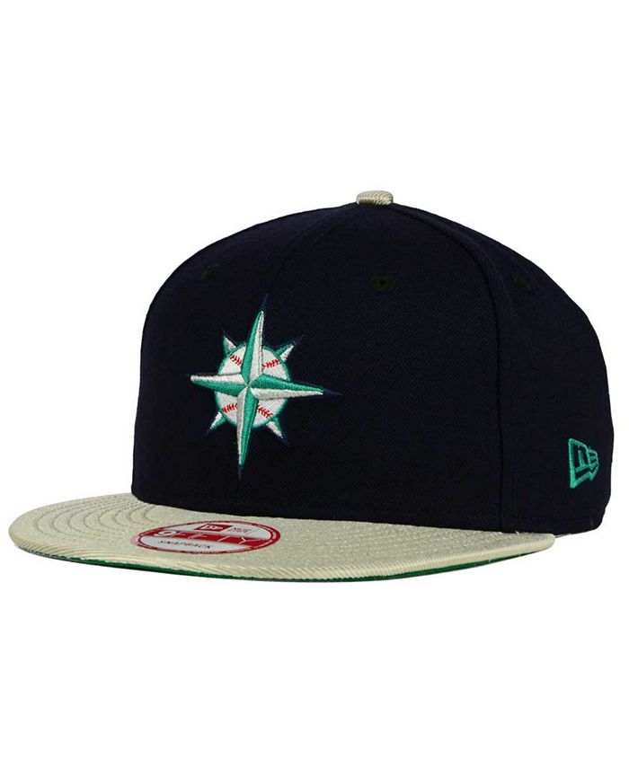 New Era Seattle Mariners 2-Tone Link Cooperstown 9FIFTY Snapback Cap ...