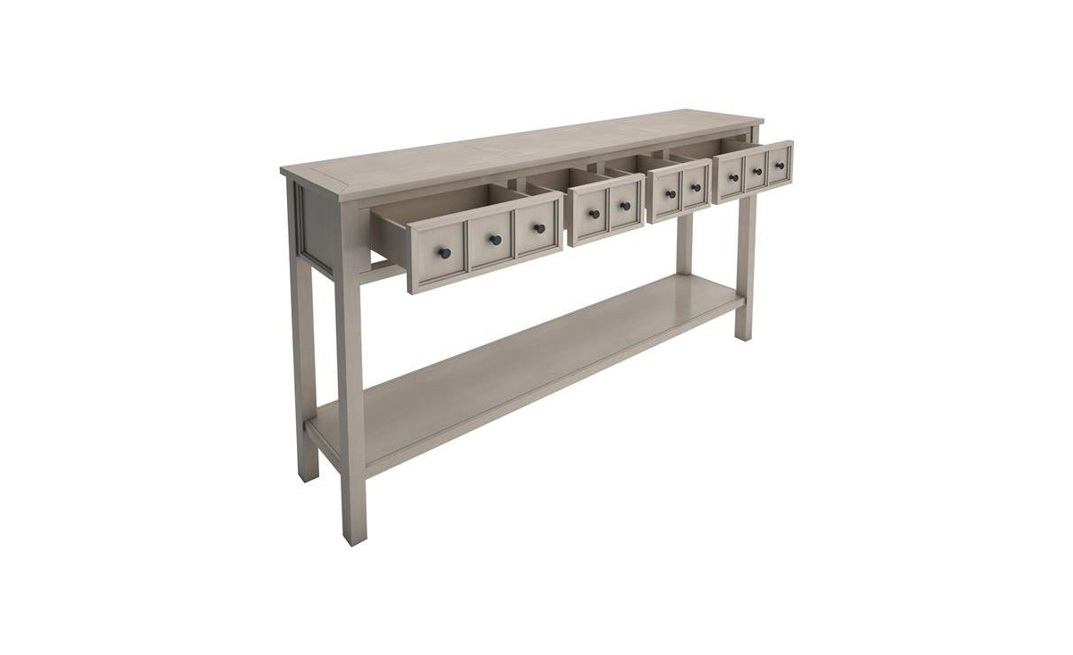 Click here for Slickblue Rustic Entryway Console Table  60 Long S... prices