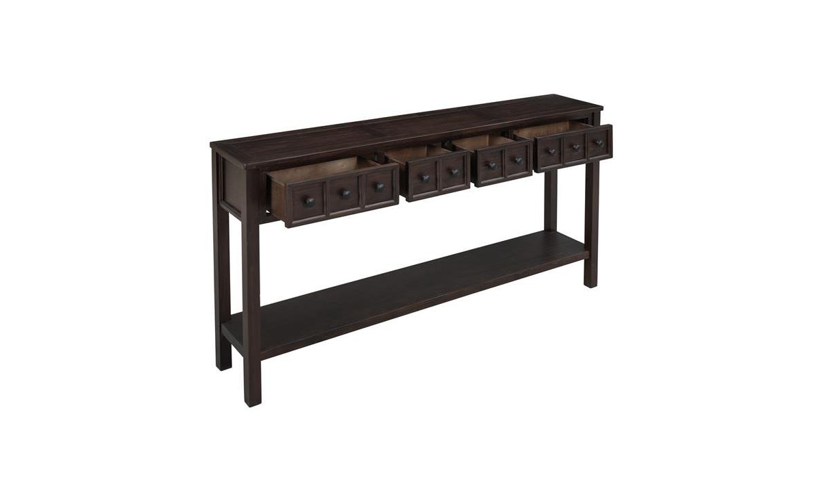 Click here for Slickblue Rustic Entryway Console Table  60 Long S... prices