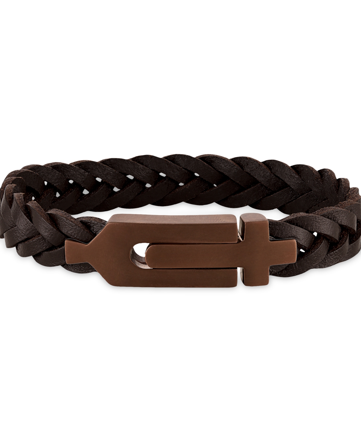 Click here for Bulova Brown Leather Braided Bracelet prices