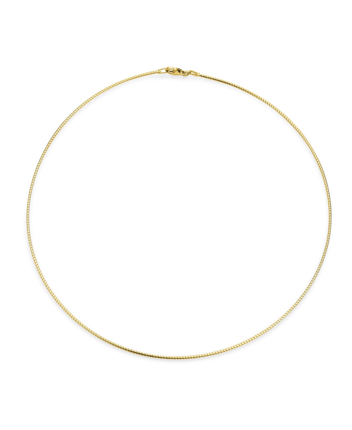 Click here for Bling Jewelry Basic Simple Thin Slider Omega Cubet... prices