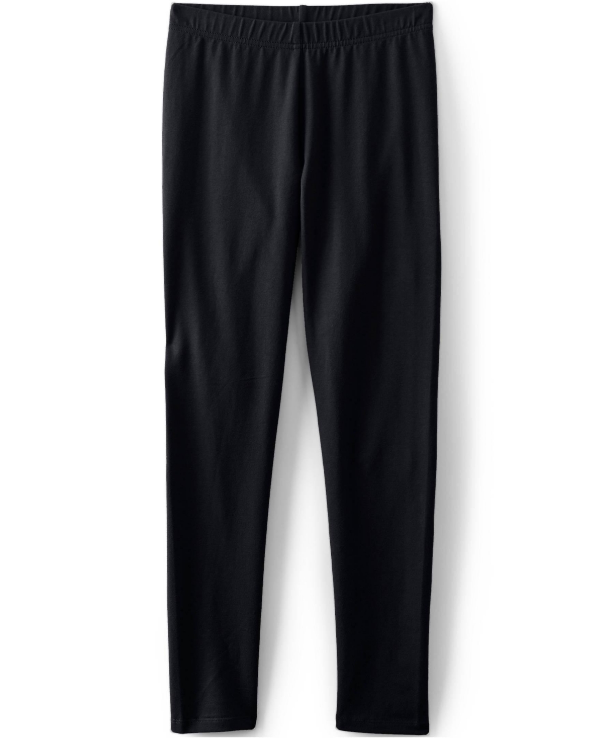Click here for Lands End Girls Tough Cotton Legging - Black prices