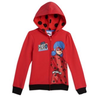 Miraculous Girls Ladybug Zip Up Hoodie - Macy's