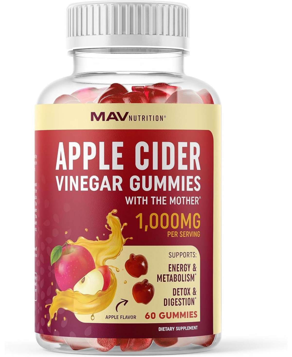 Click here for Mav Nutrition Apple Cider Vinegar Gummies with Vit... prices