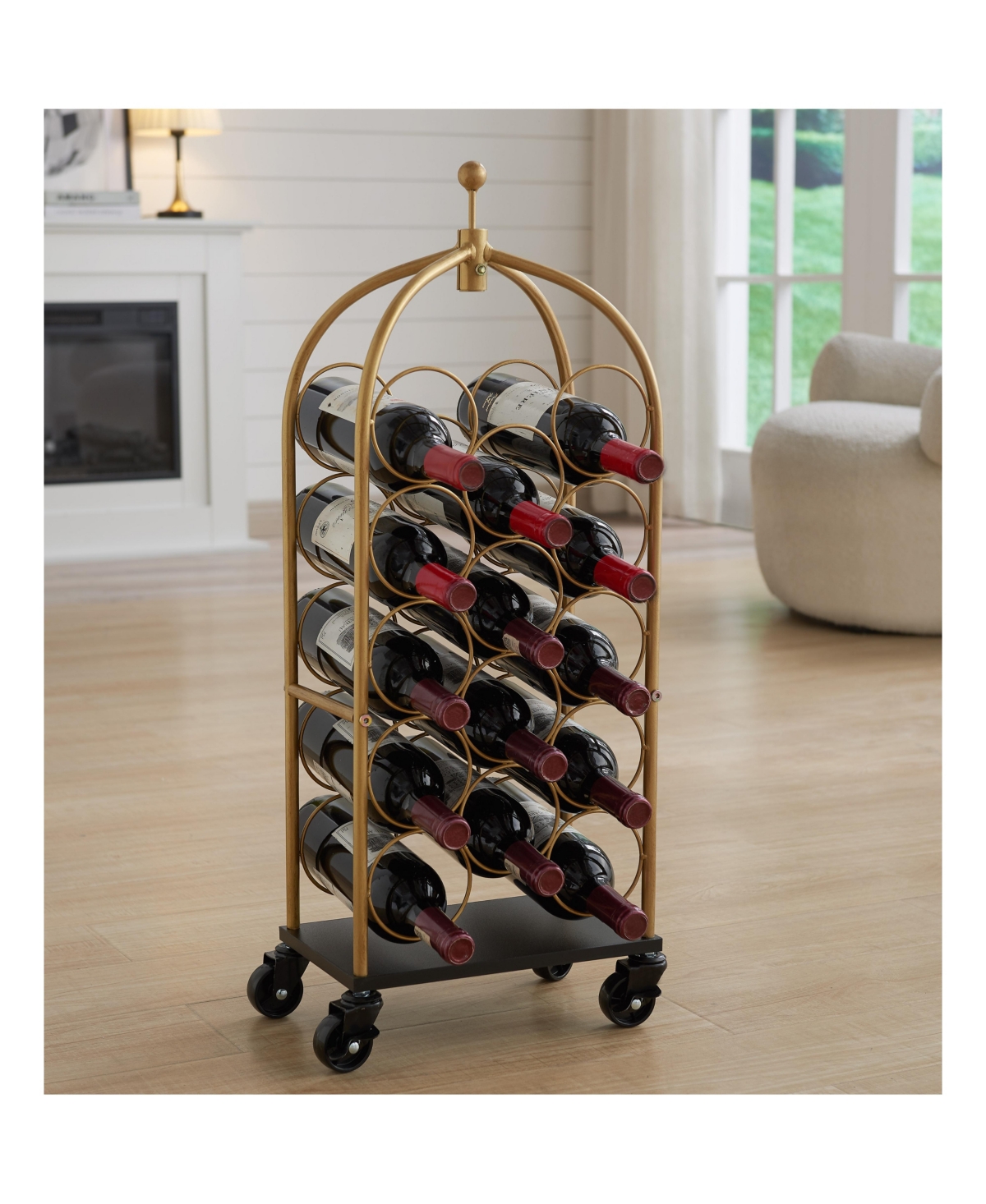 Click here for Kings Brand Furniture Luggage Cart Wine Rack  Free... prices