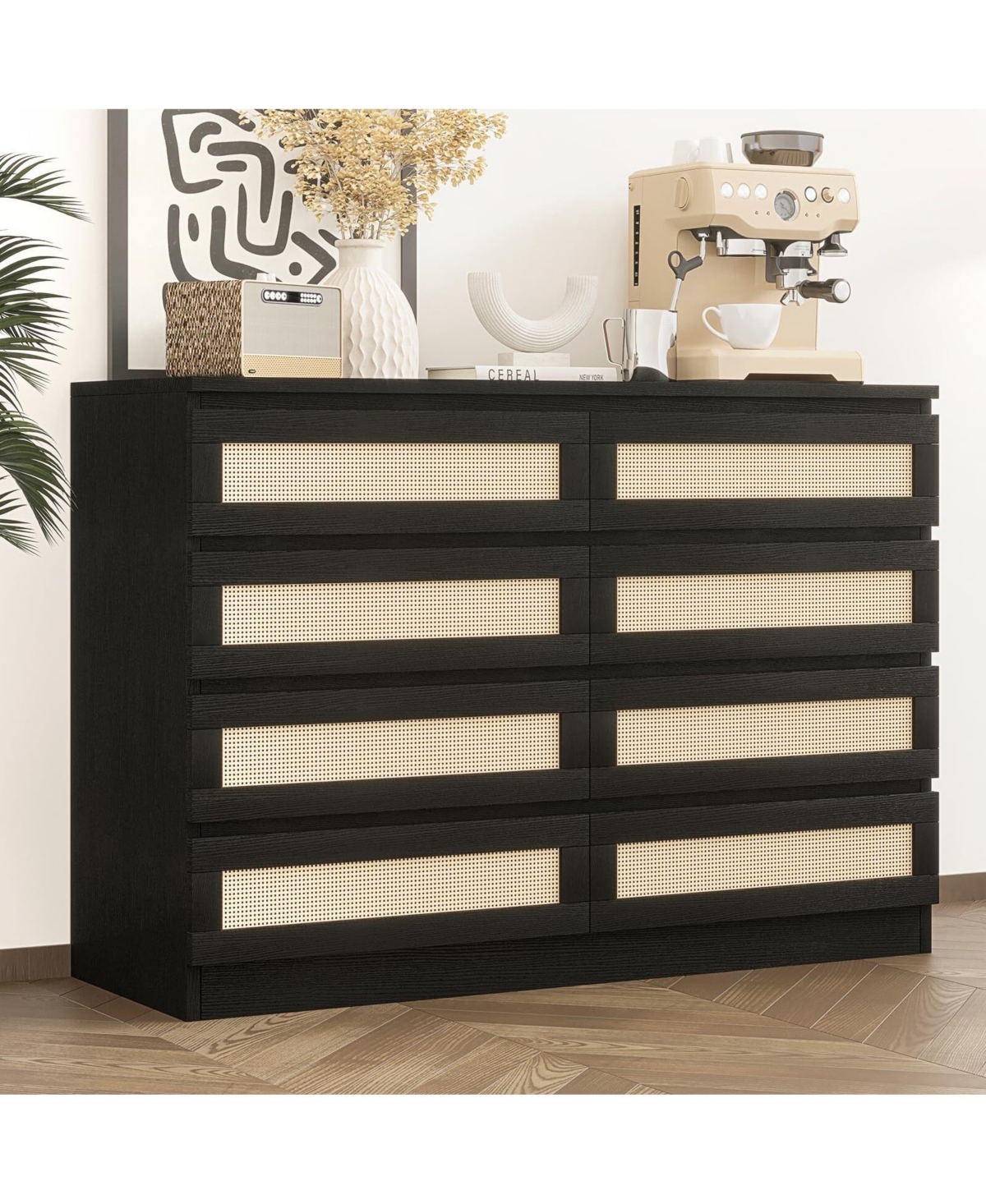 Click here for Garvee 8 Drawer Double Dresser for Bedroom  Rattan... prices