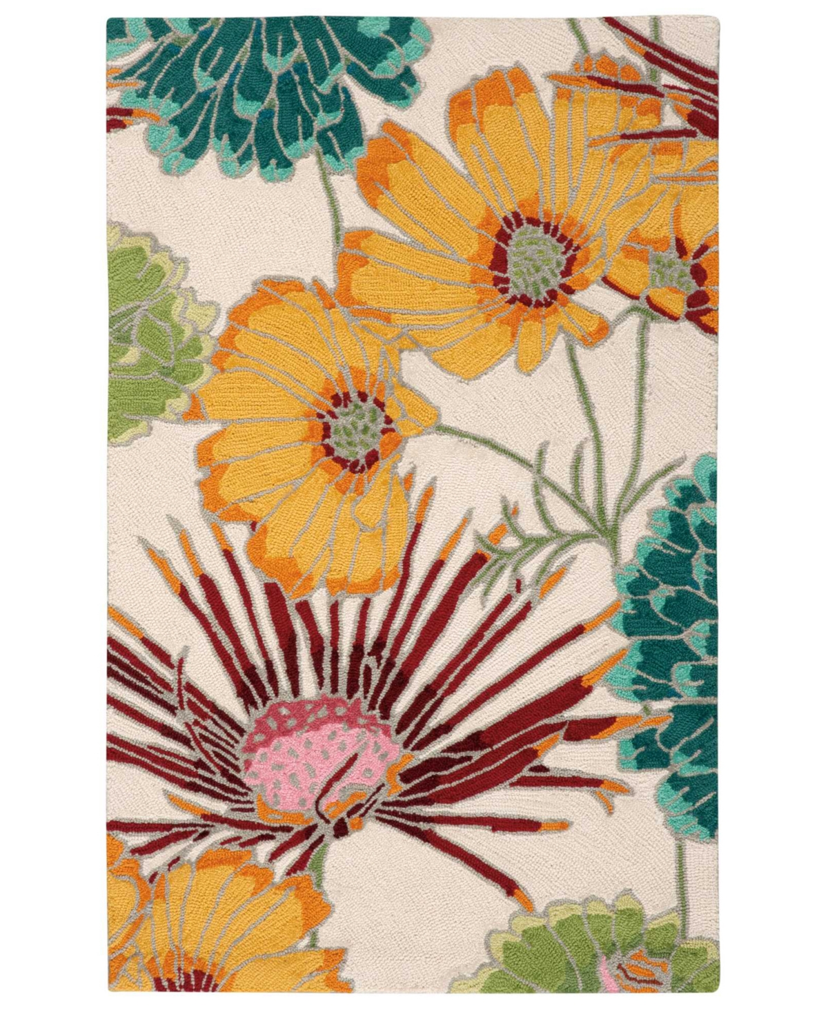 Click here for Nourison Home Fantasy FA26 26x4 Area Rug - Ivory prices