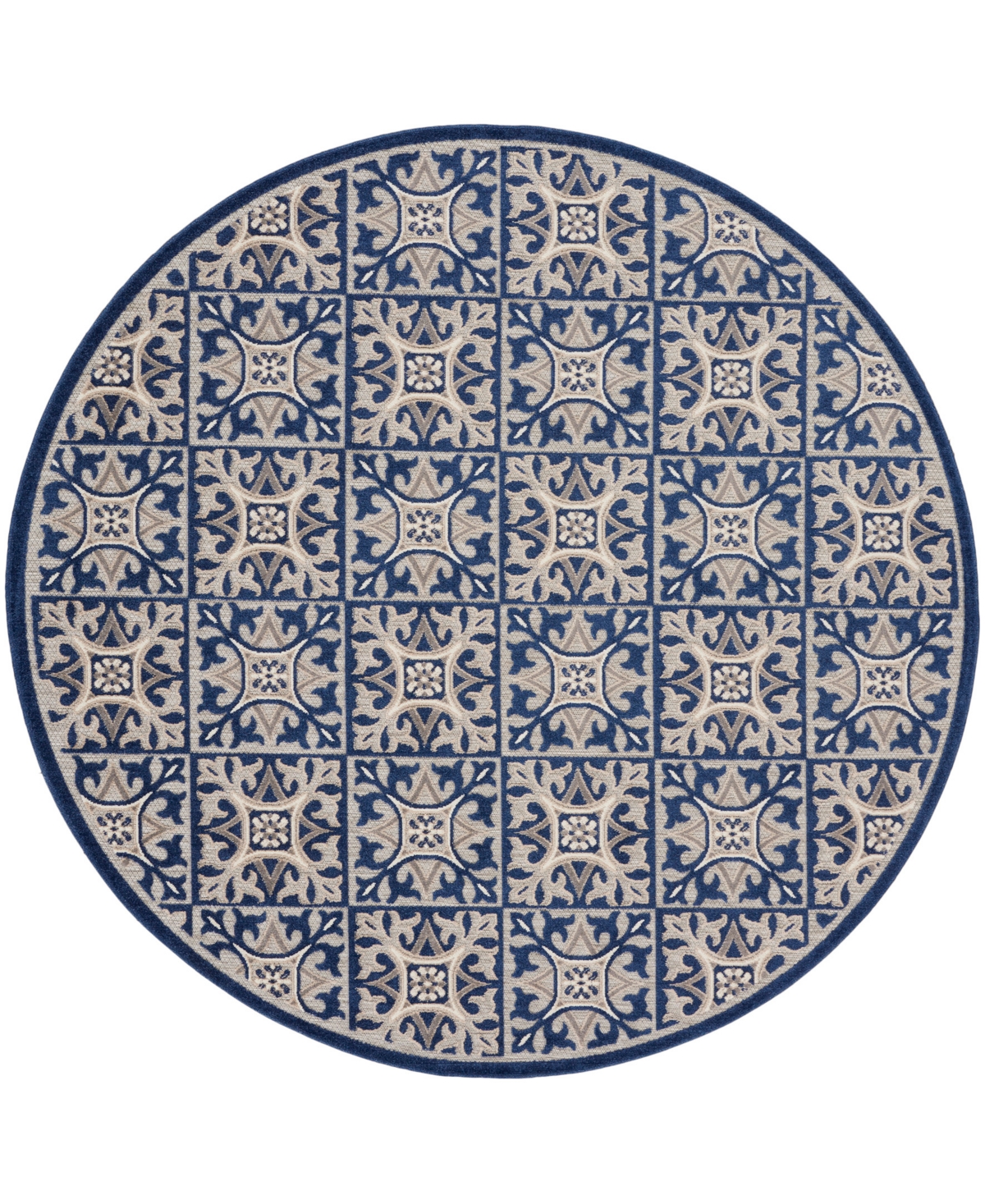 Click here for Nourison Home Aloha ALH34 710x710 Round Area Rug -... prices