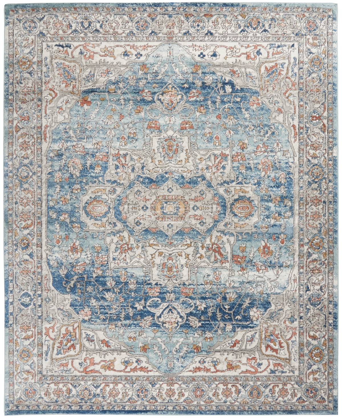 Click here for Nourison Home Quarry QUA11 67x96 Area Rug - Ivory/... prices