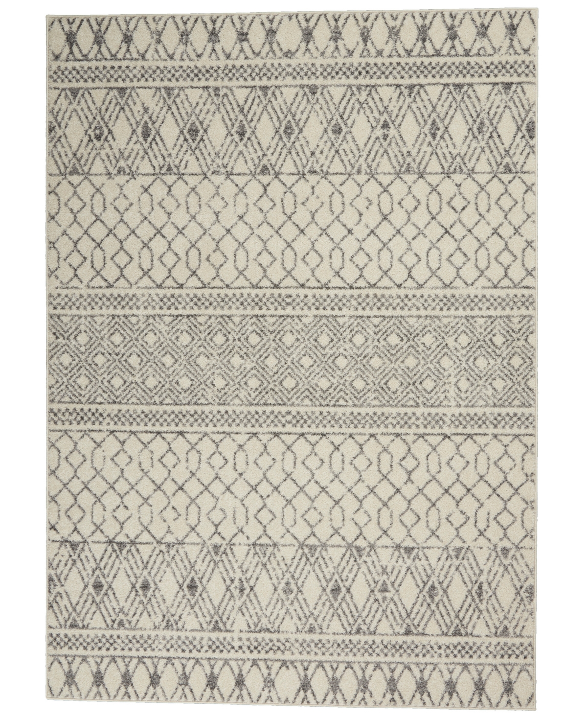 Nourison Home Passion PSN43 53x73 Area Rug - Ivory/Gray