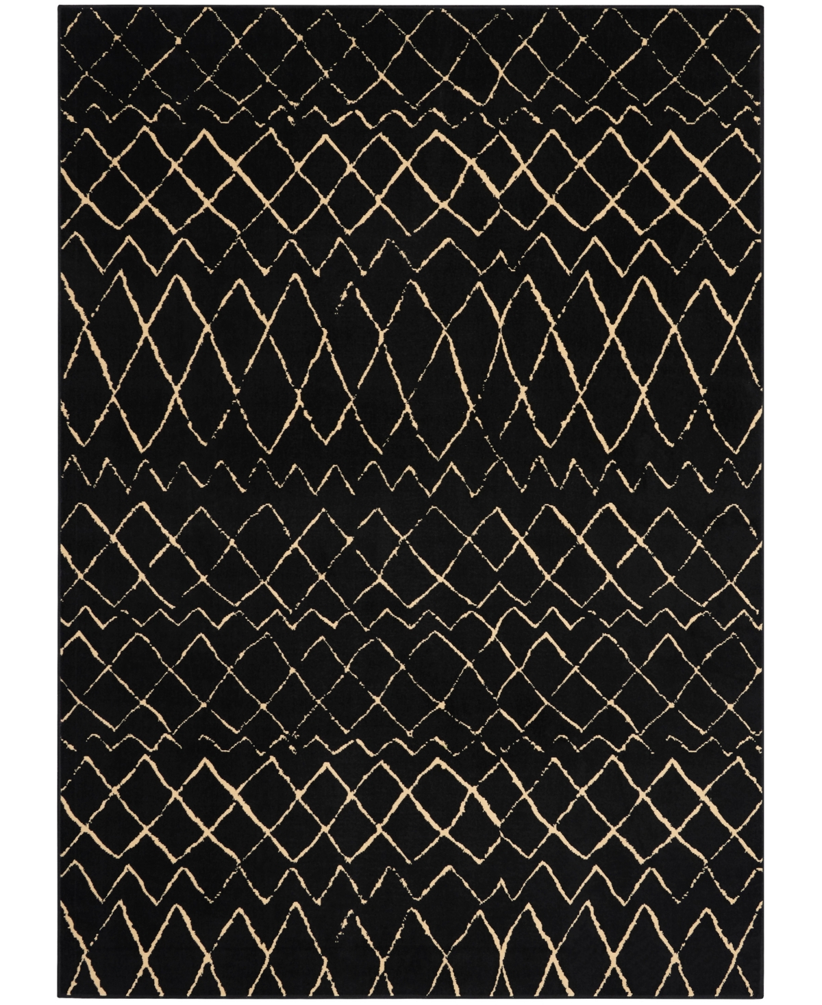 Click here for Nourison Home Grafix GRF04 7x10 Area Rug - Black prices