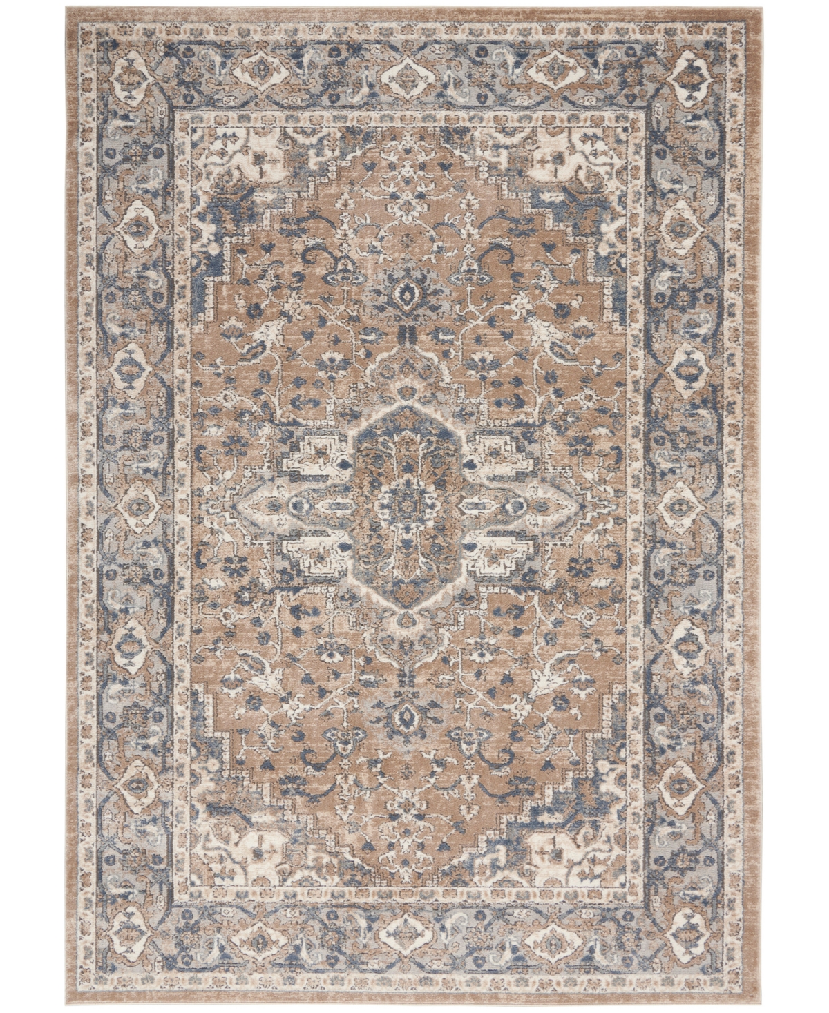 Click here for Nourison Home Quarry QUA05 53x73 Area Rug - Beige/... prices