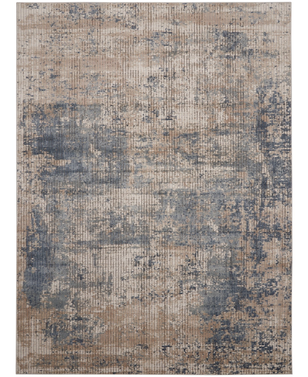 Click here for Nourison Home Quarry QUA02 67x96 Area Rug - Blue/B... prices