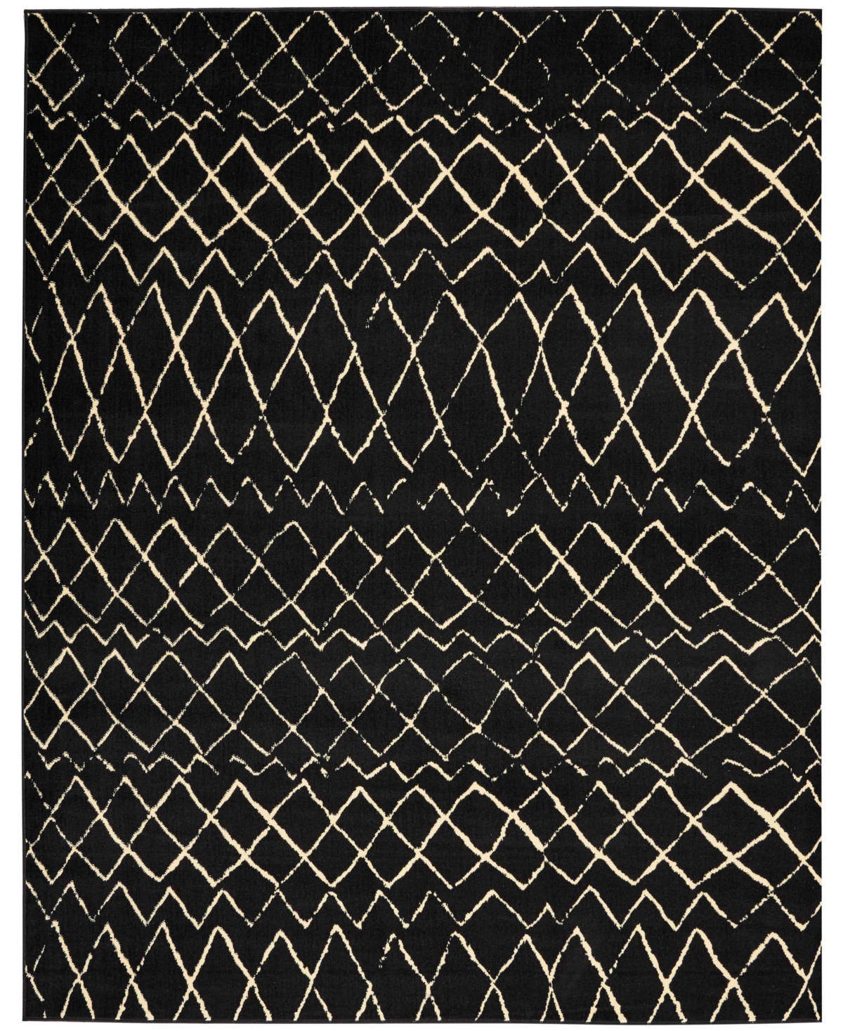Click here for Nourison Home Grafix GRF04 710x910 Area Rug - Blac... prices