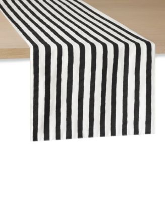 Kate Spade New York Hand Painted Shirting Stripe Table Runner, 15"x 72 ...