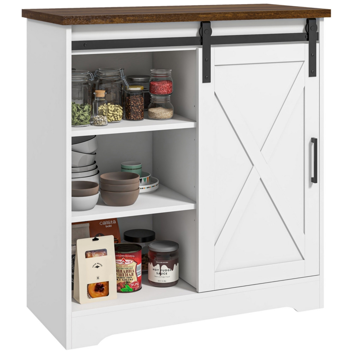Click here for Farmhouse Coffee Bar Cabinet  33" Buffet Side... prices
