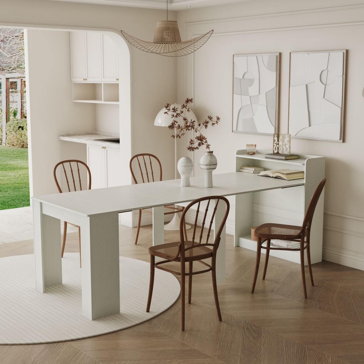 Click here for Streamdale Furniture Modern Extendable Dining Tabl... prices