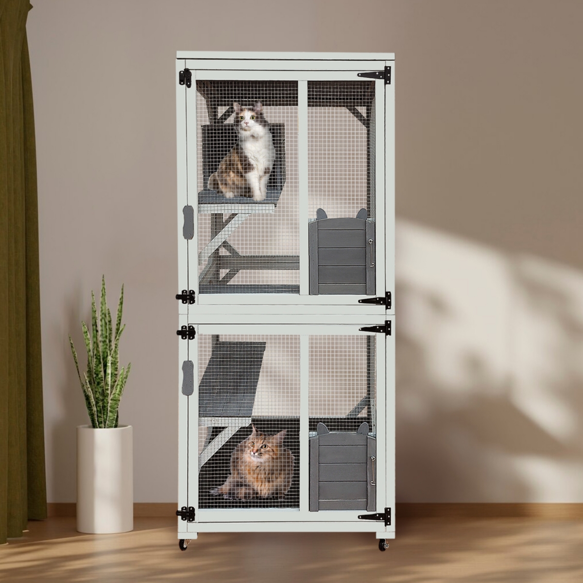 Click here for Streamdale 30.7" Luxury Outdoor Cat Enclosure... prices
