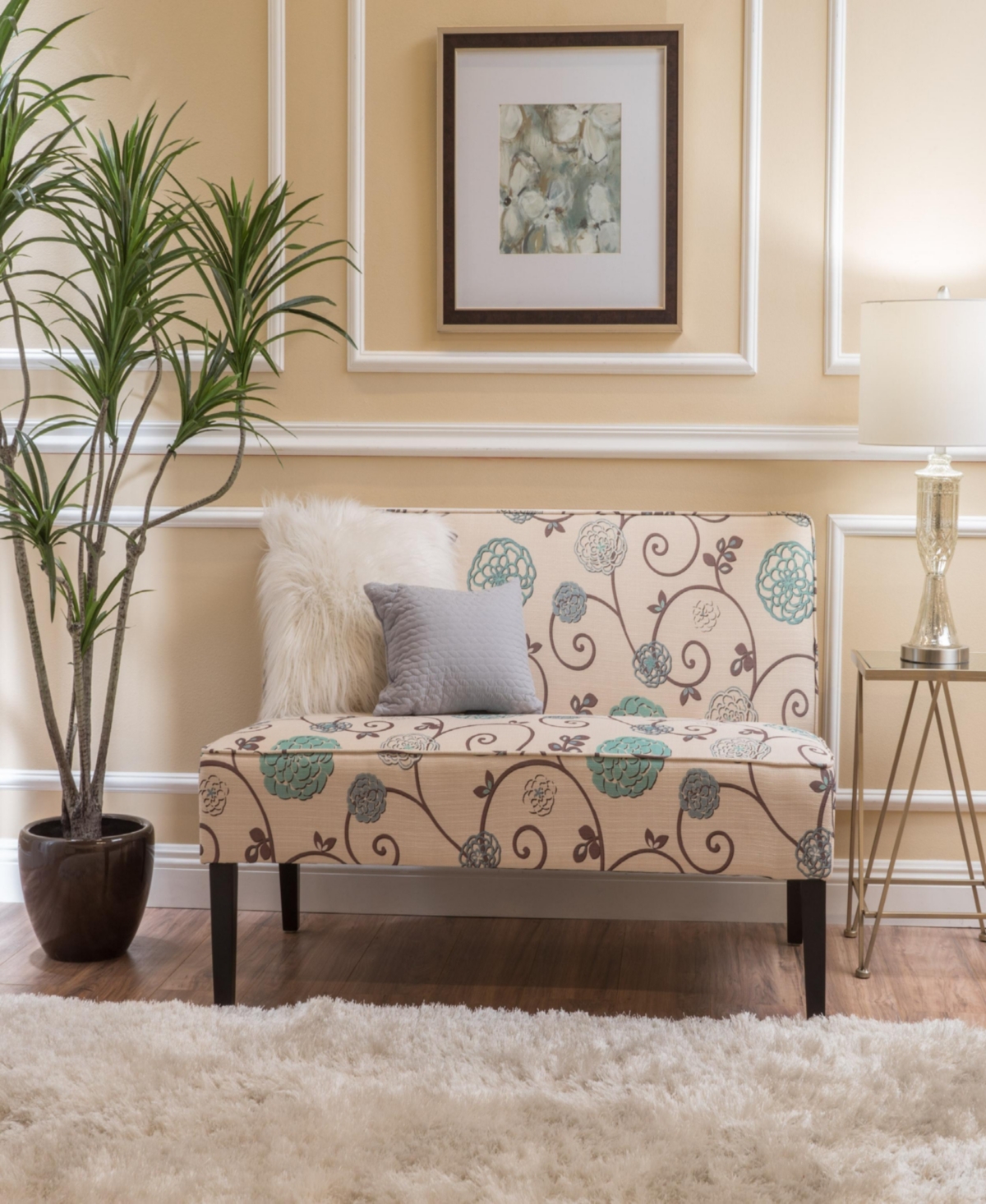 Click here for Simplie Fun Loveseat - White+multi prices