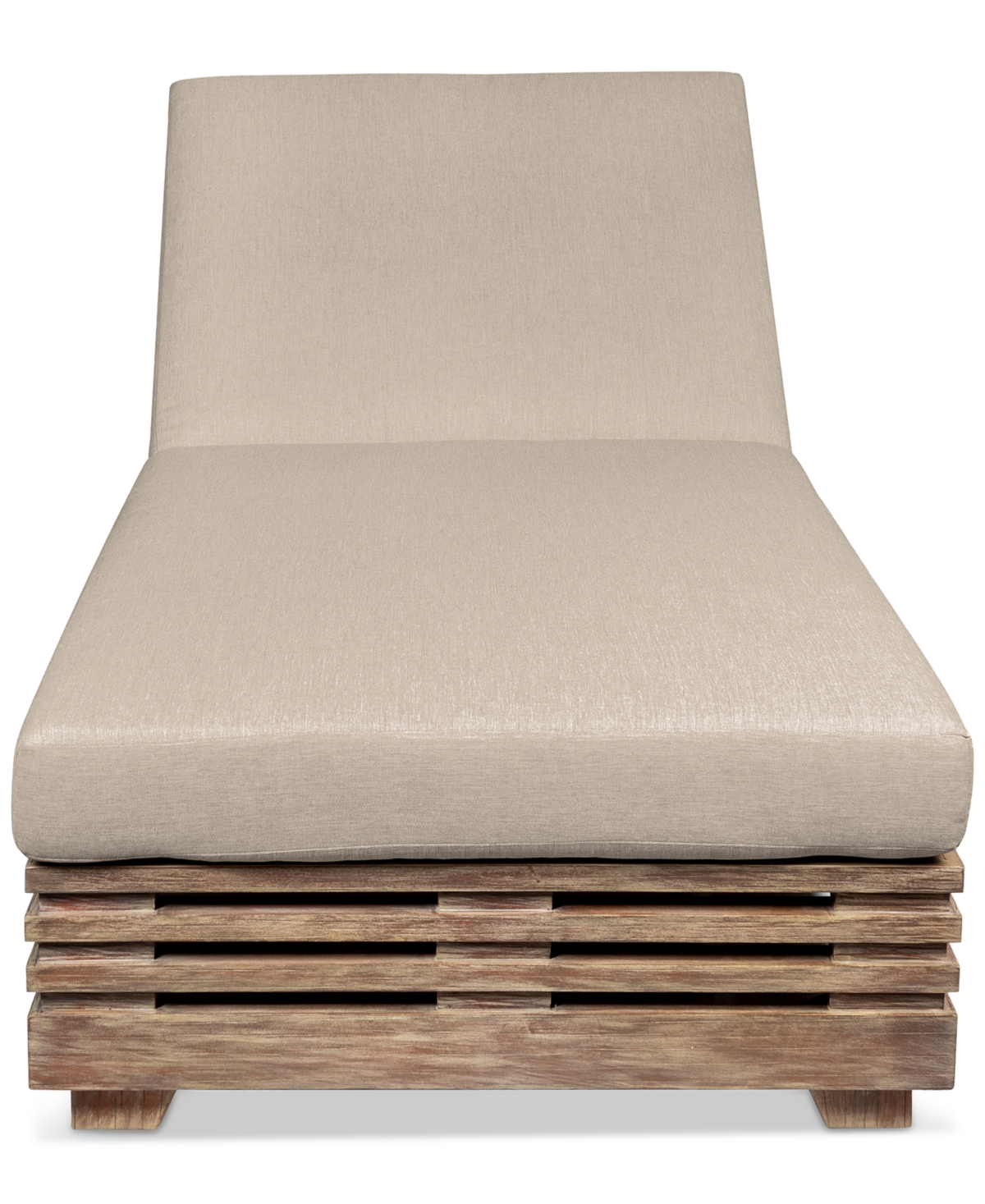 Click here for Vivid Outdoor Chaise Lounge Chair - Light Brown prices