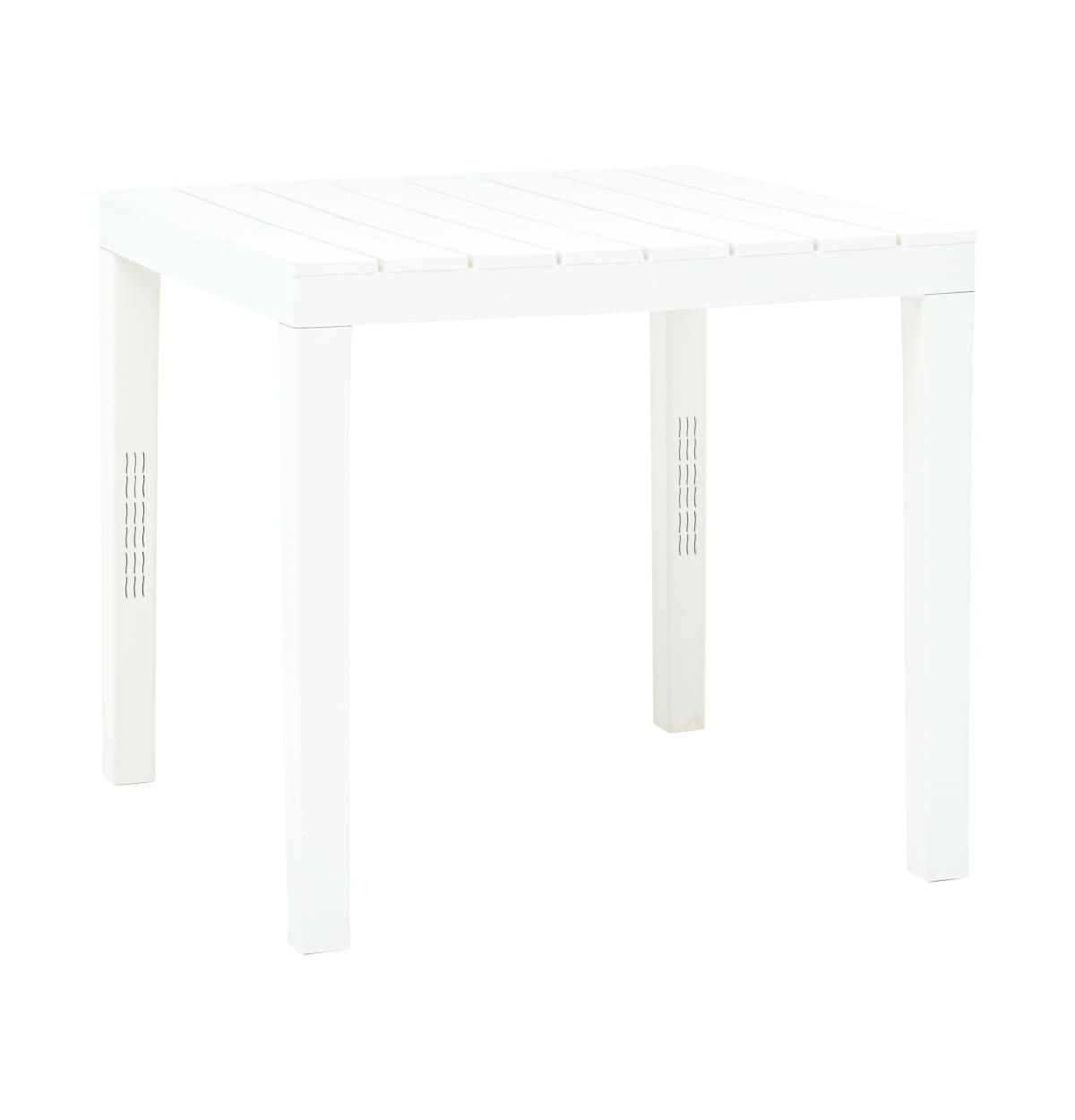 Click here for vidaXL Patio Table White 30.7x30.7x28.3 Plastic -... prices