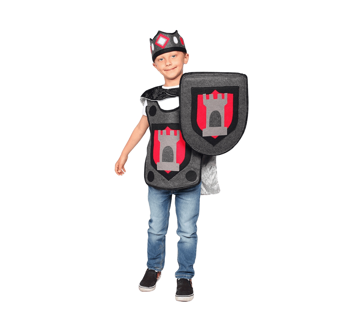 Click here for Dress Up America Toddler Knight Costume Set - Grey... prices