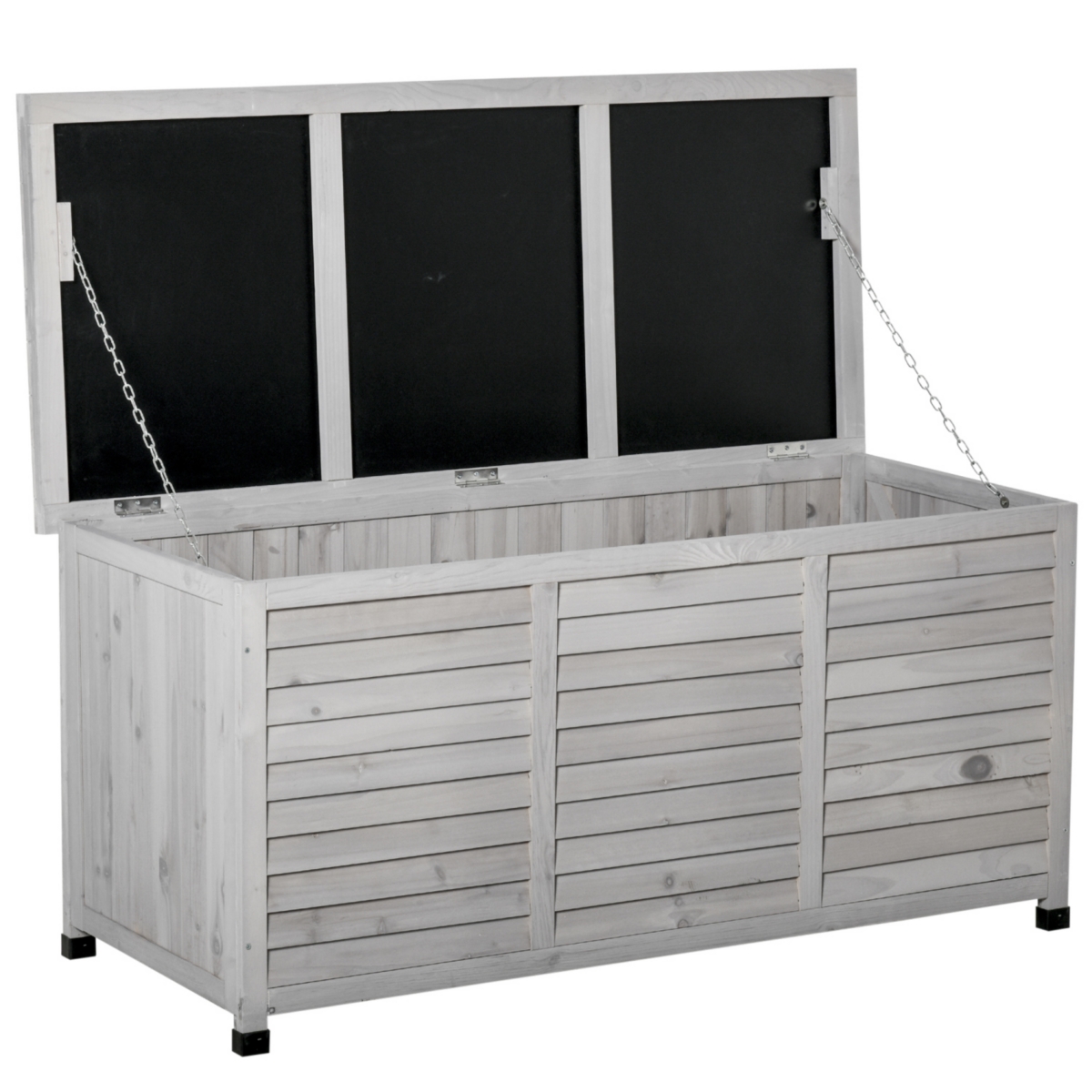 Click here for 75 Gallon Wooden Deck Box  Outdoor Storage Contain... prices