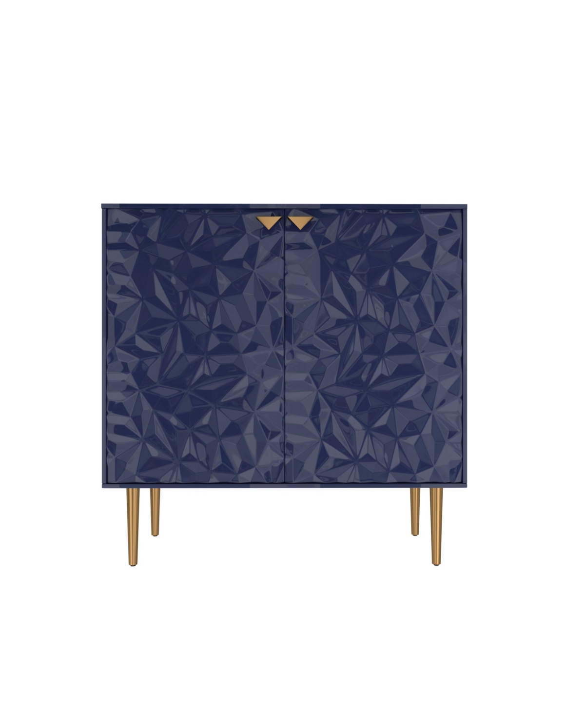 Click here for Boyel Living 2 Door Locker Accent Cabinet - Navy prices