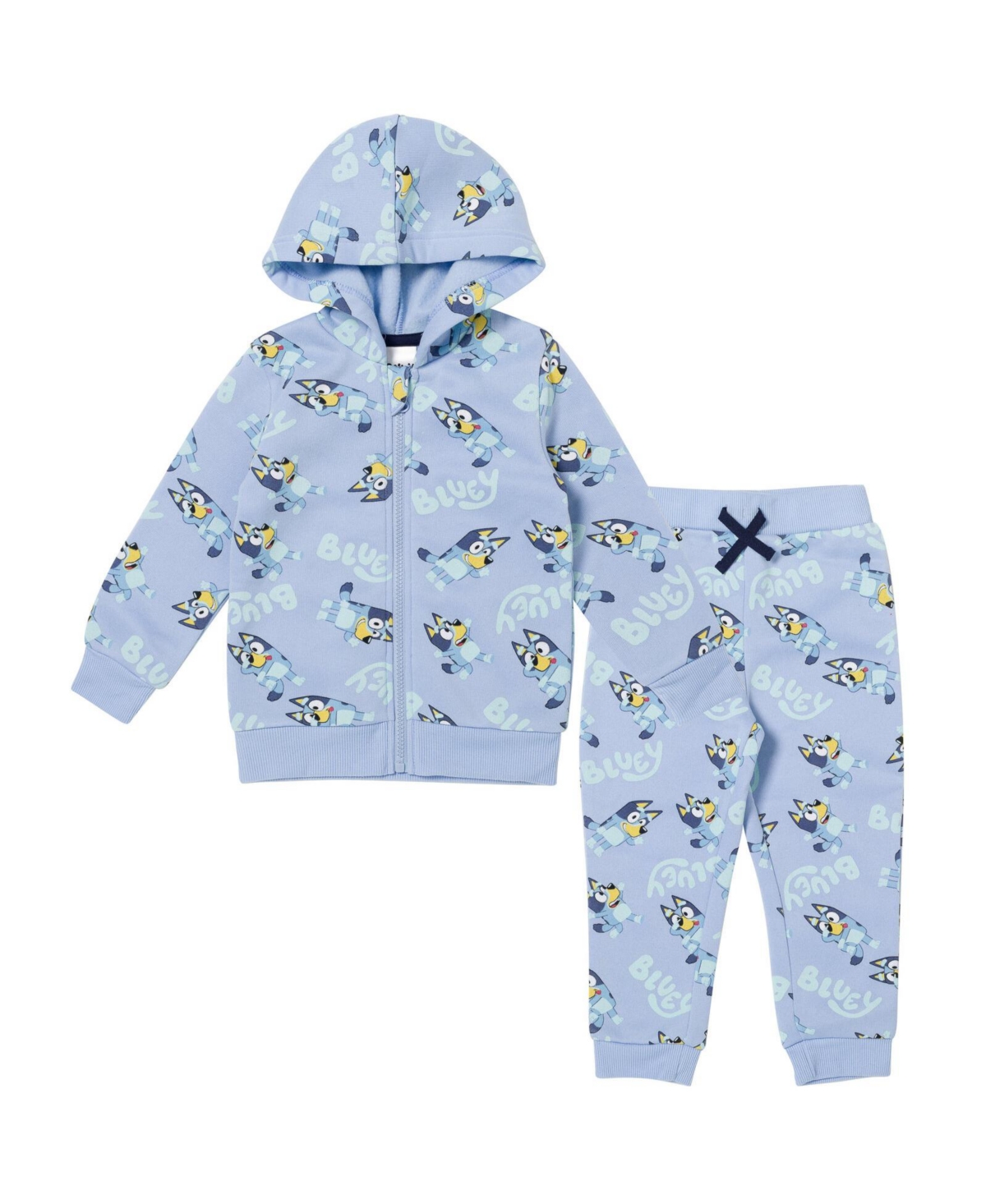 Click here for Bluey Toddler Boys Fleece Zip Up Hoodie and Jogger... prices