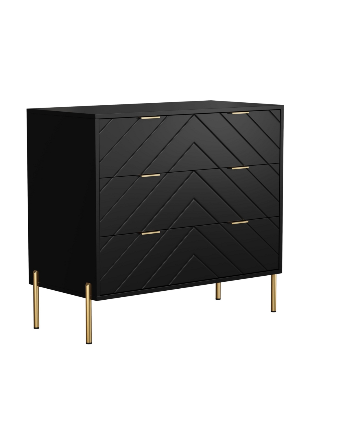 Click here for 3-Drawer Dresser Chest Cabinet - Black prices