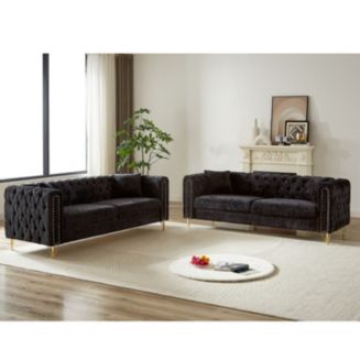 Streamdale Stylish Modern Pull Buckle Design Sofa - Macy's