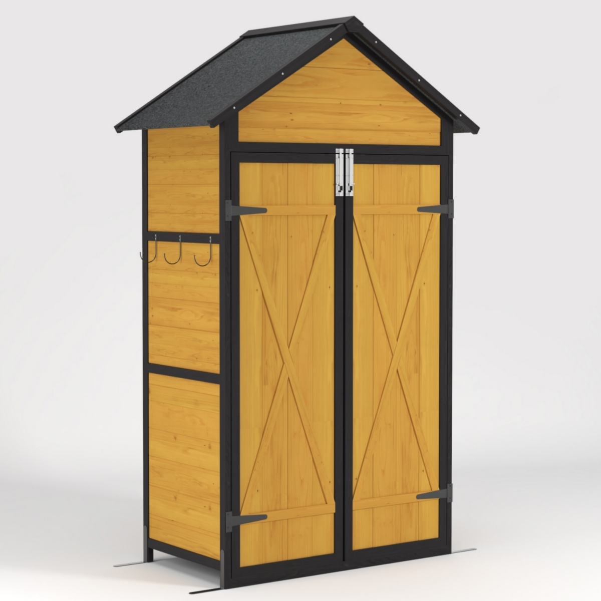 Streamdale Outdoor Weatherproof Storage Shed  69 - Brown