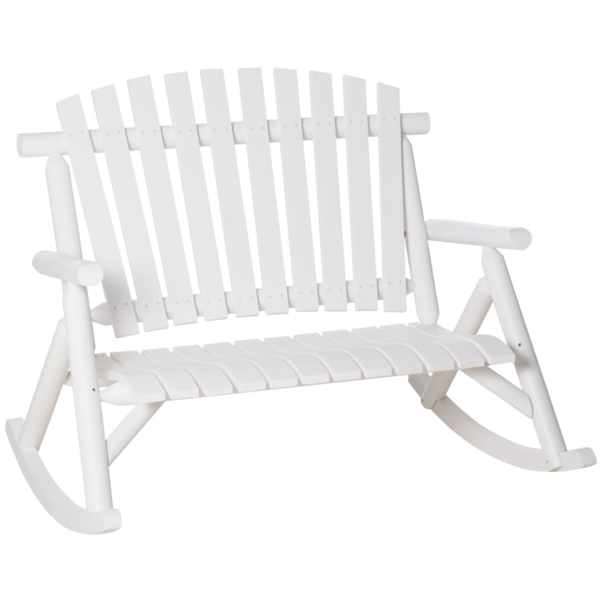 Click here for Outdoor Wooden Rocking Chair  Double-Person Rustic... prices
