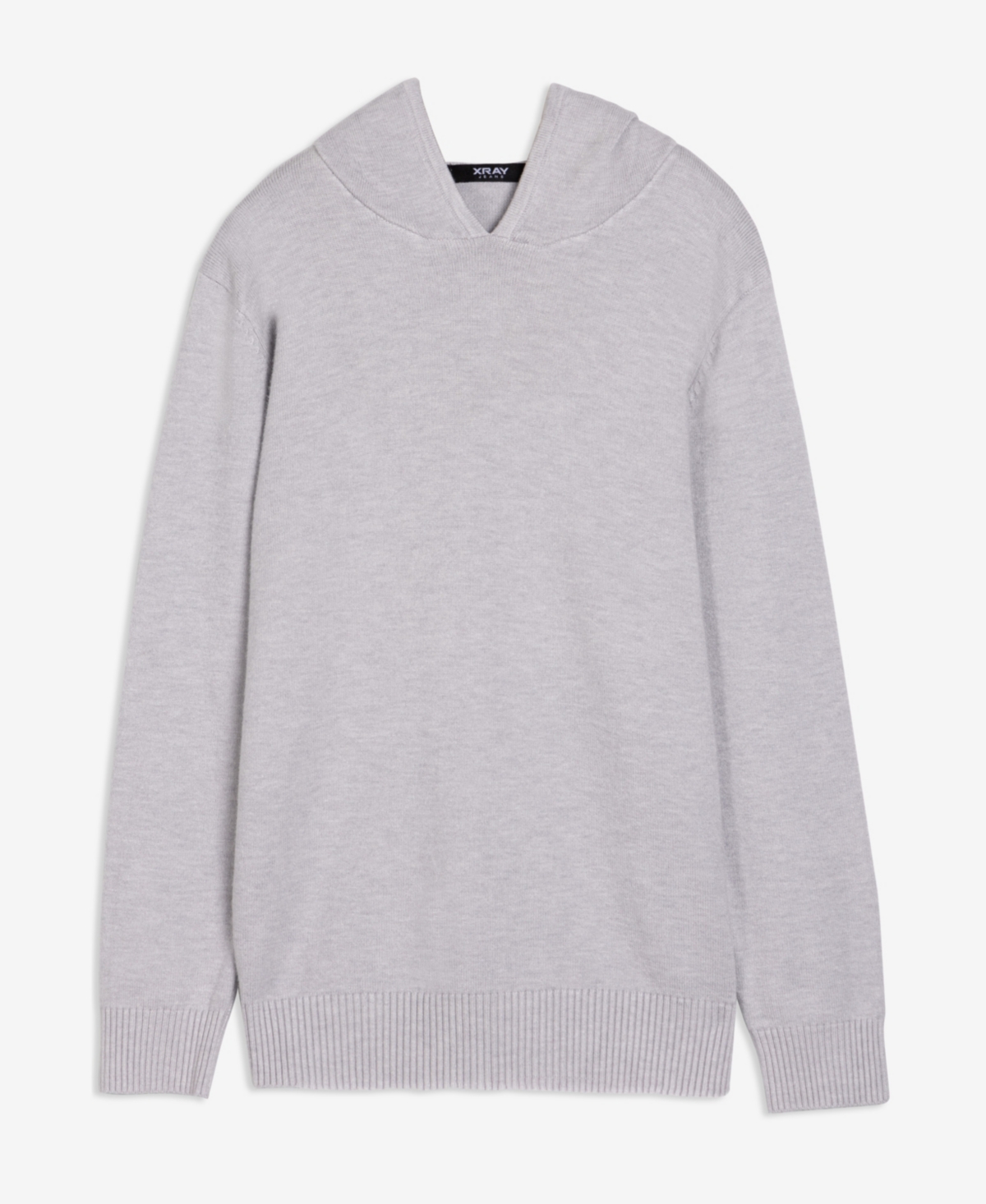 Click here for X Ray Boys Basic Hoodie Sweater - Light heather gr... prices