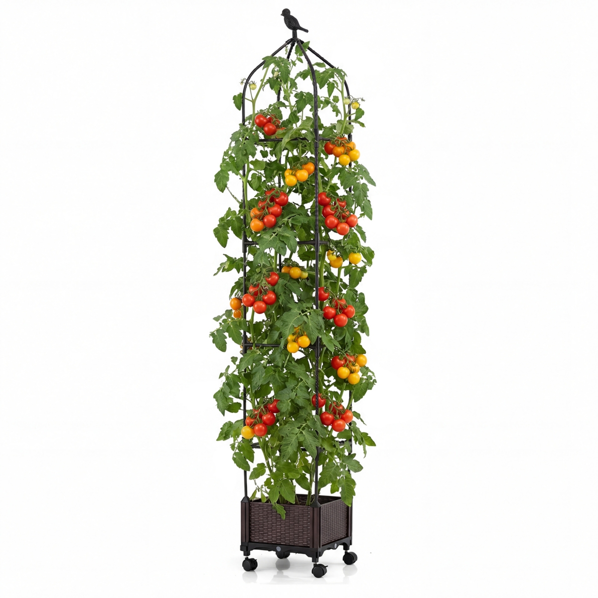 Click here for 1 Pcs Raised Garden Bed Tomato Cage Planter Box wi... prices