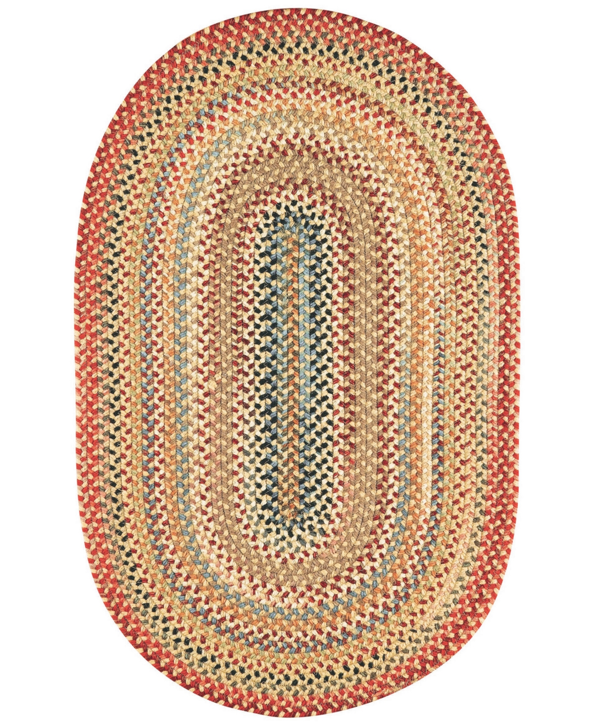 Click here for Capel Americana 0346 18x26 Oval Area Rug - Azure prices