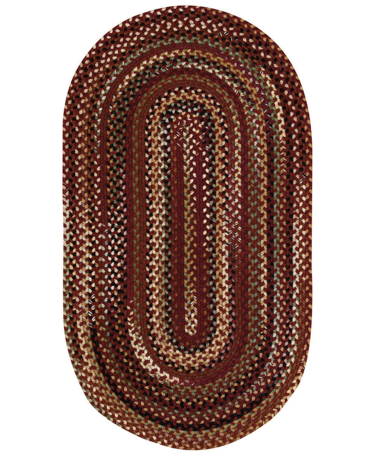 Click here for Capel Gramercy 0070 3x5 Oval Area Rug - Cinnabar prices