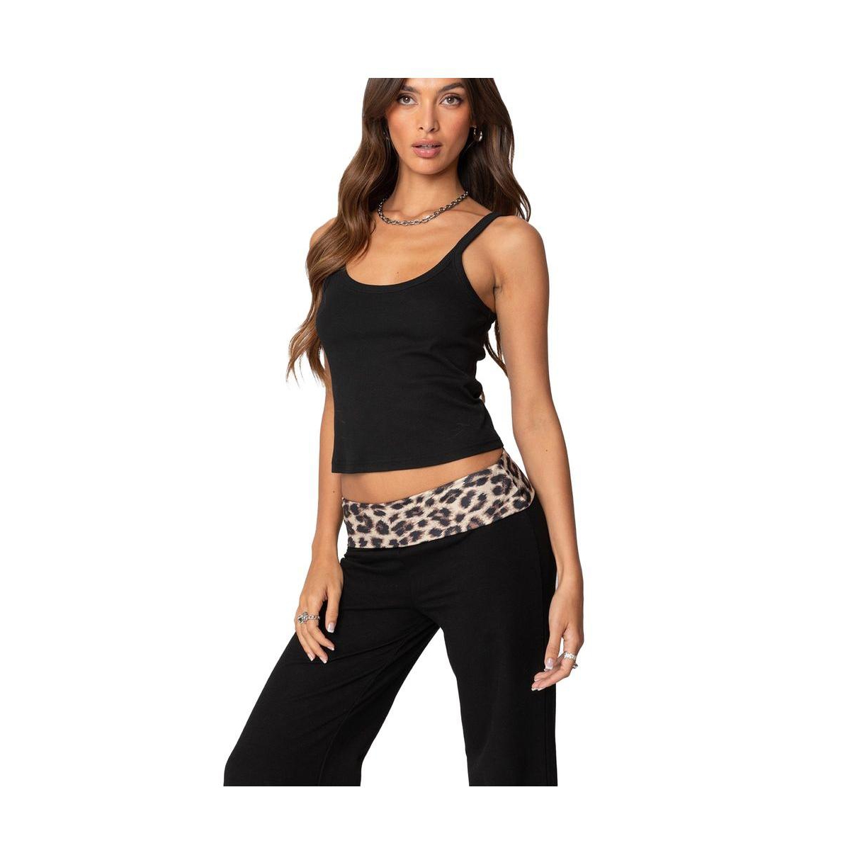 Edikted Womens Basic Babe Tank Top - Black