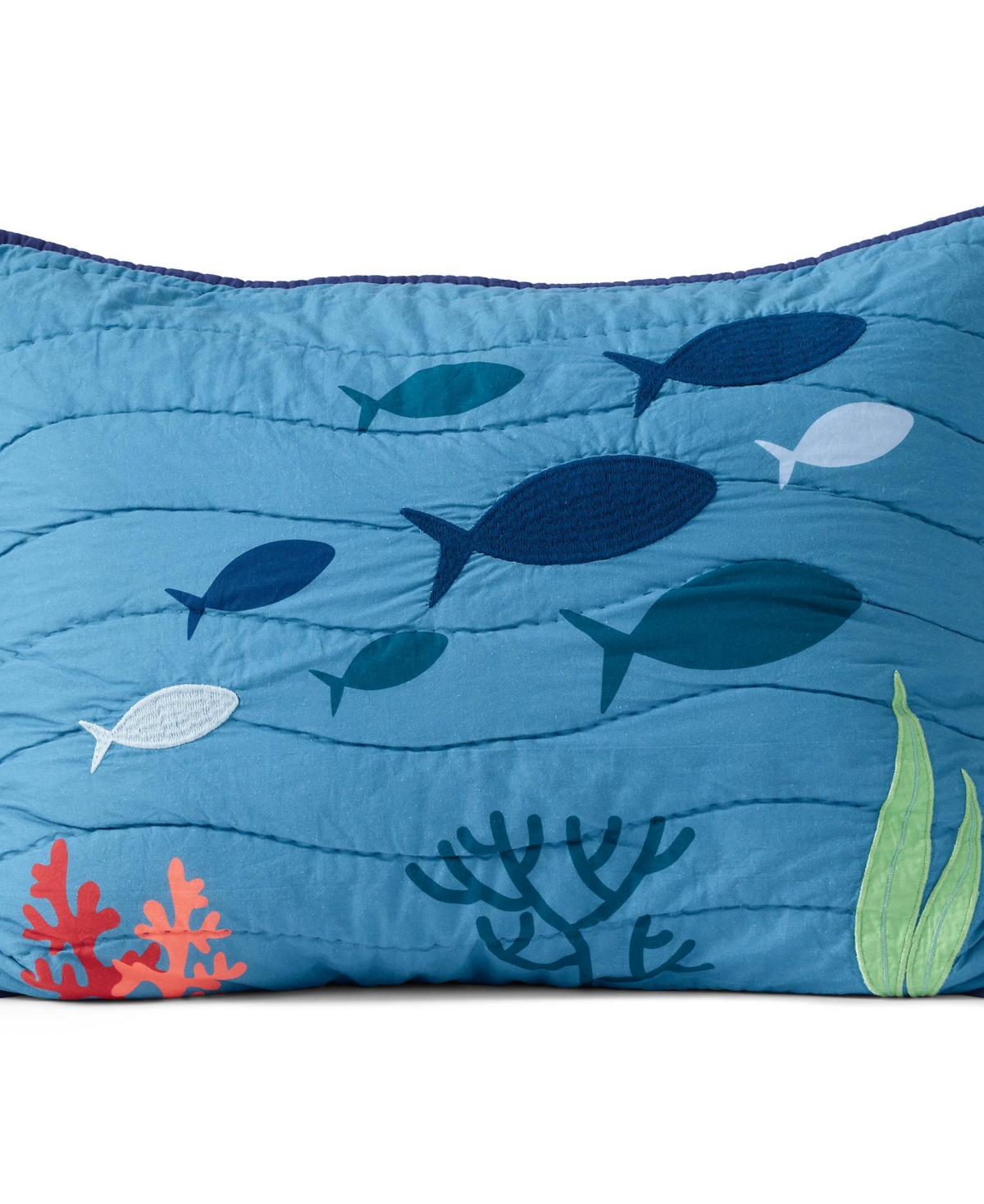Click here for Lands End Kids Cotton Printed Quilt Pillow Sham -... prices