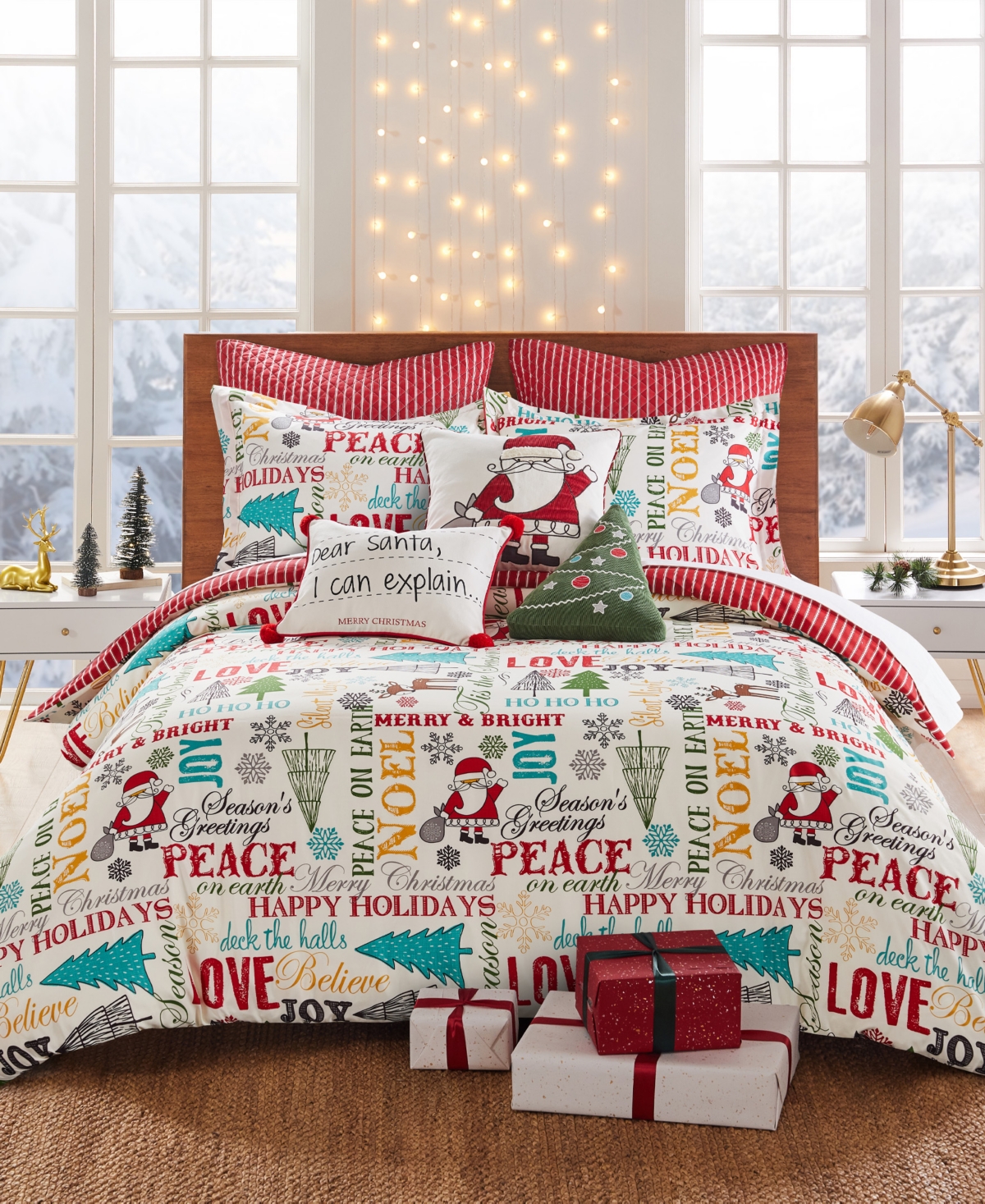 Click here for Levtex Merry Bright Santa Claus Lane Reversible 2-... prices